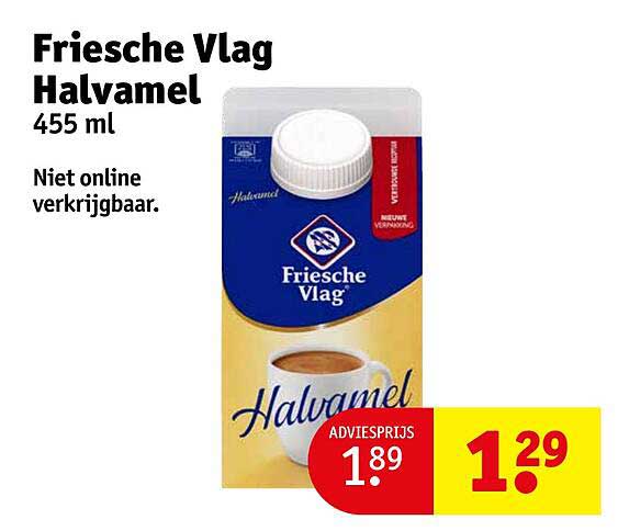 Friesche Vlag Halvamel aanbieding bij Kruidvat