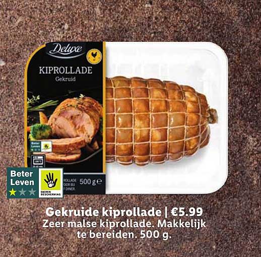 Gekruide Kiprollade aanbieding bij Lidl