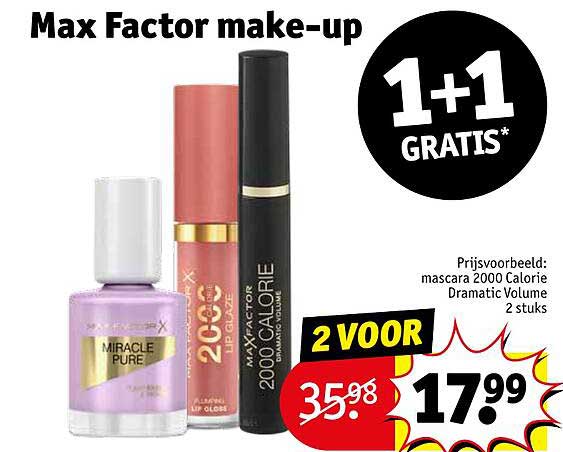 Max Factor Make-Up Aanbieding bij Kruidvat - FolderFeest.nl