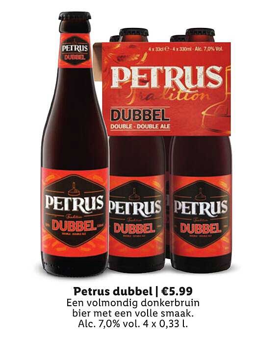 Petrus Dubbel aanbieding bij Lidl
