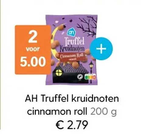 Ah Truffel Kruidnoten Cinnamon Roll Aanbieding bij Albert Heijn ...