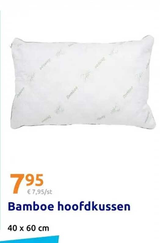 Bamboe Hoofdkussen Aanbieding bij Action - FolderFeest.nl