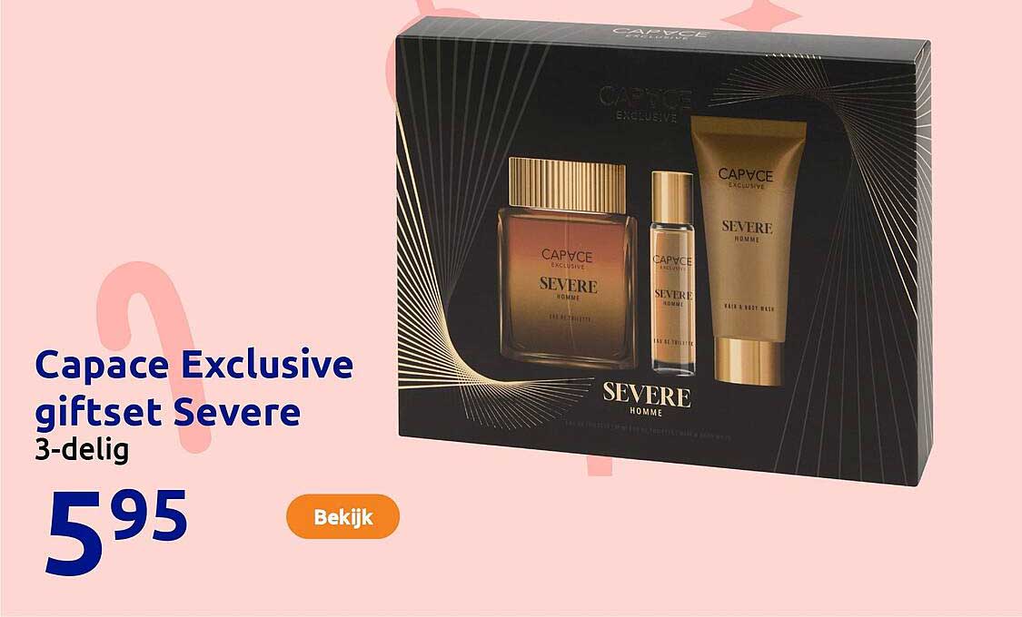 Capace Exclusive Giftset Severe 3-Delig Aanbieding bij Action ...