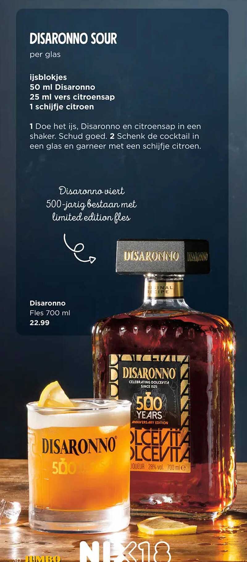 Disaronno Sour Aanbieding bij Jumbo - FolderFeest.nl