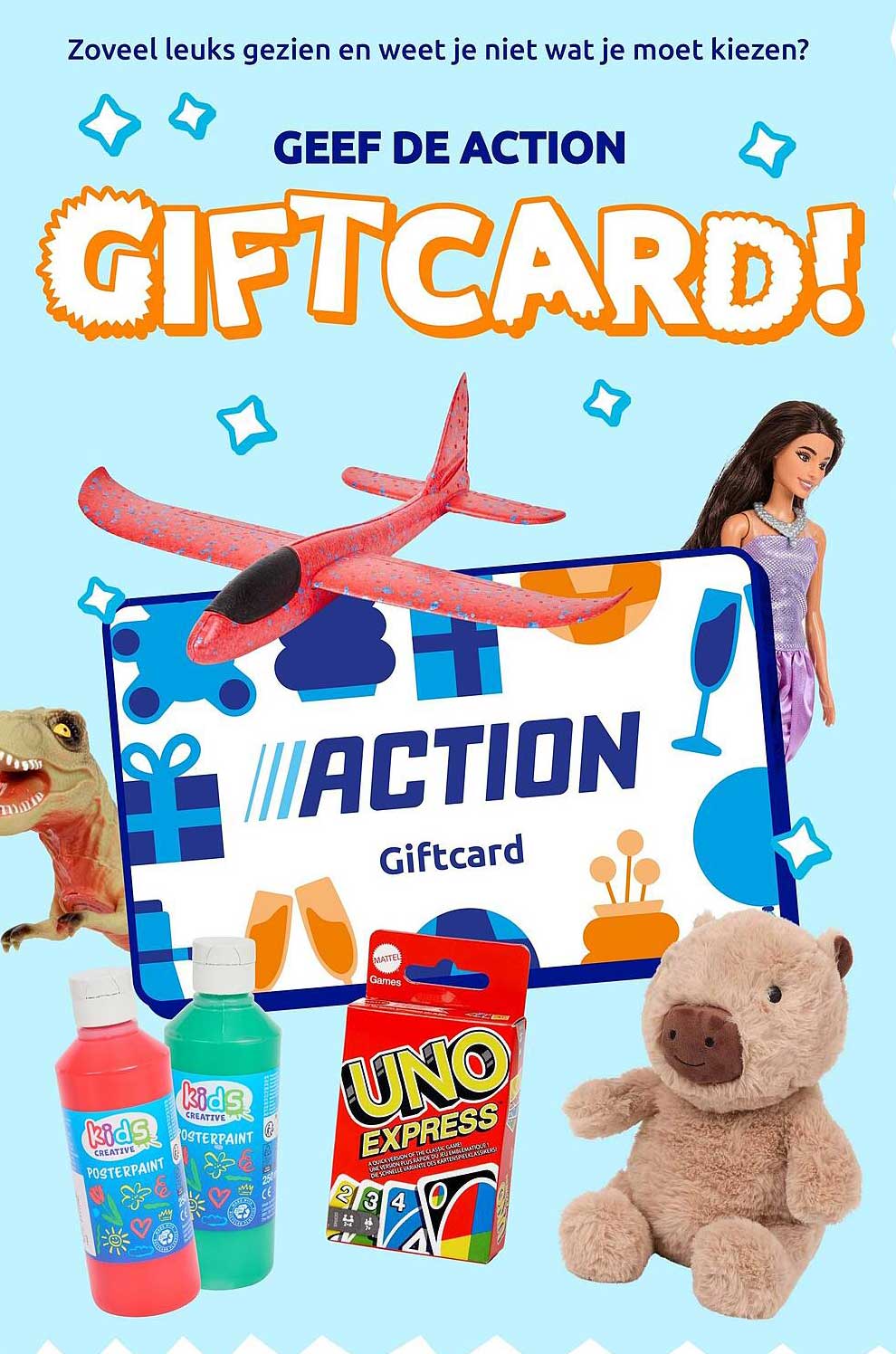 Gegeven De Action Gift Card! Aanbieding bij Action - FolderFeest.nl