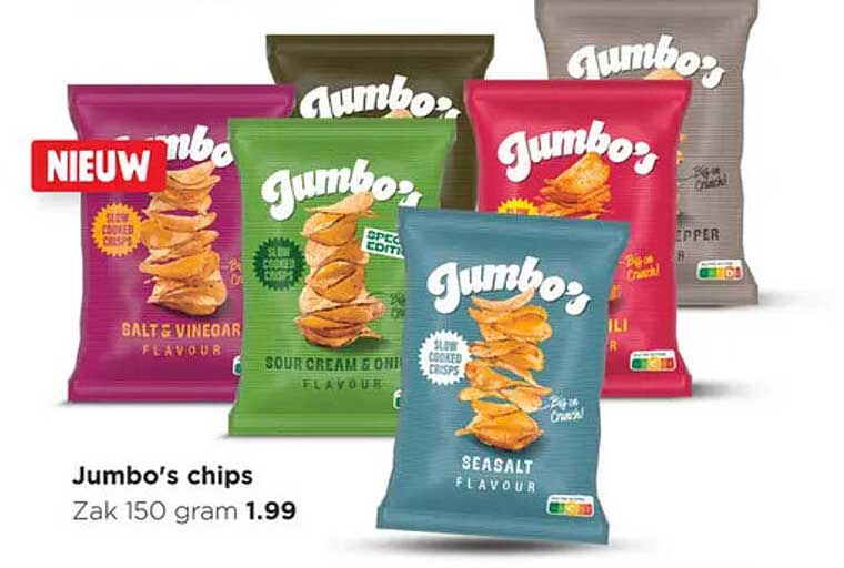 Jumbo's Chips Aanbieding bij Jumbo - FolderFeest.nl