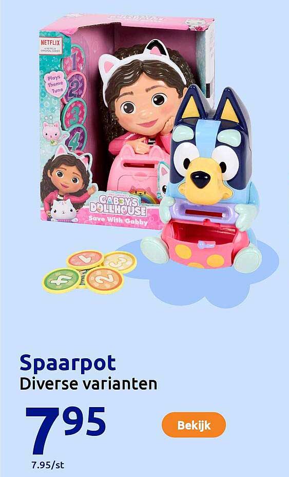 Spaarpot Diverse Varianten Aanbieding bij Action - FolderFeest.nl