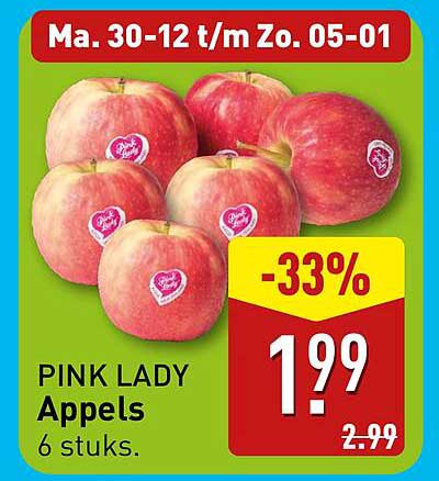 Pink Lady Appels aanbieding bij ALDI