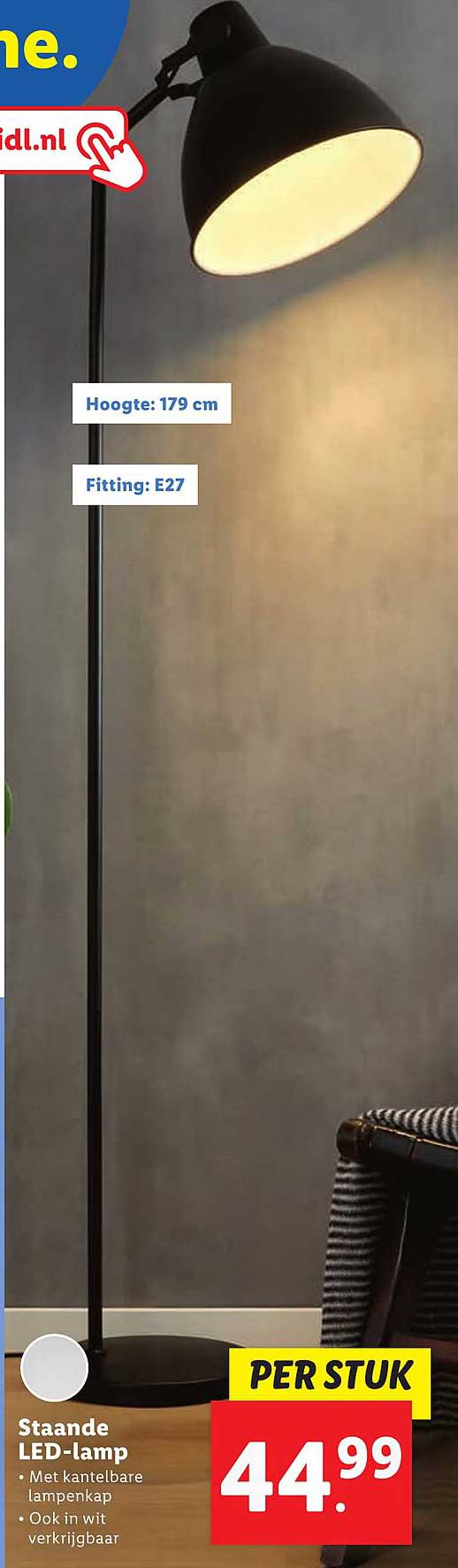 Staande Led-Lamp aanbieding bij Lidl