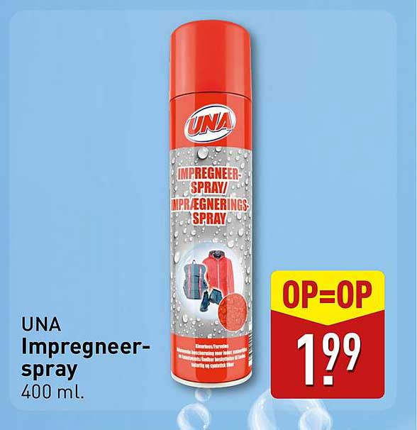 Una Impregneer-Spray aanbieding bij ALDI