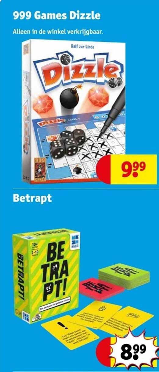 999 Games Dizzle Aanbieding bij Kruidvat - FolderFeest.nl