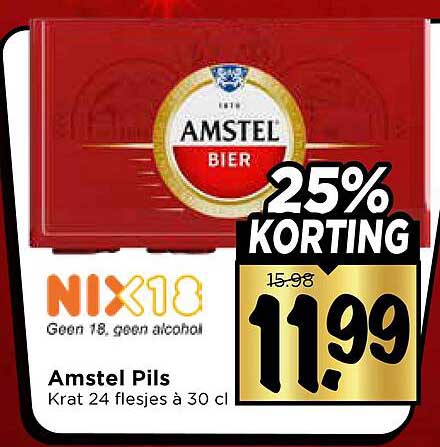 Amstel Pils Aanbieding bij Vomar - FolderFeest.nl