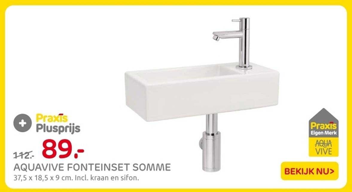 Aquavive Fonteinset Somme Aanbieding bij Praxis - FolderFeest.nl