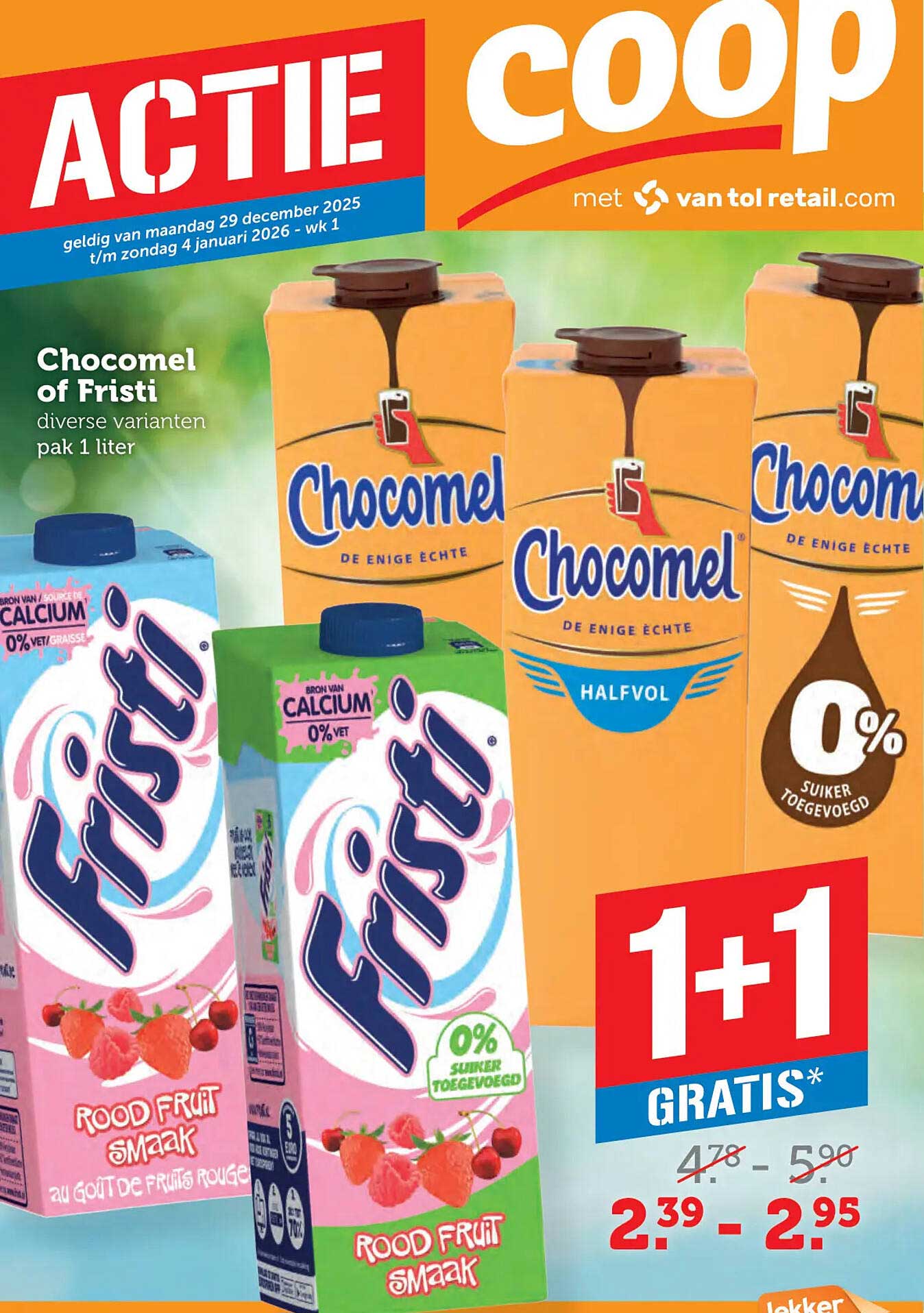 Chocomel En Fristi Blik Aanbieding bij Sligro - FolderFeest.nl