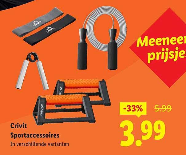 Crivit Sportaccessoires Aanbieding bij Lidl - FolderFeest.nl