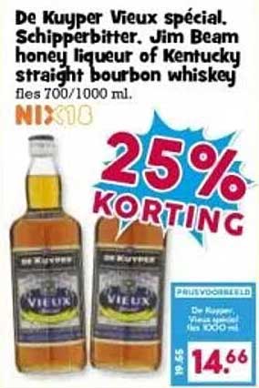 Jim Beam Kentucky Straight Bourbon 70 Cl Aanbieding bij Sligro ...