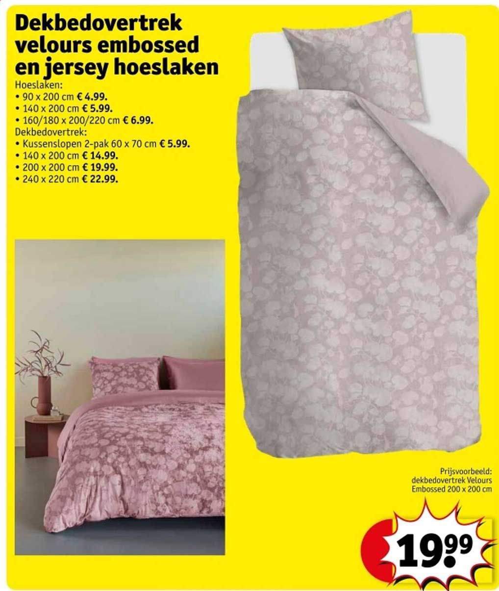 Teddy Dekbedovertrek Aanbieding bij Vomar - FolderFeest.nl