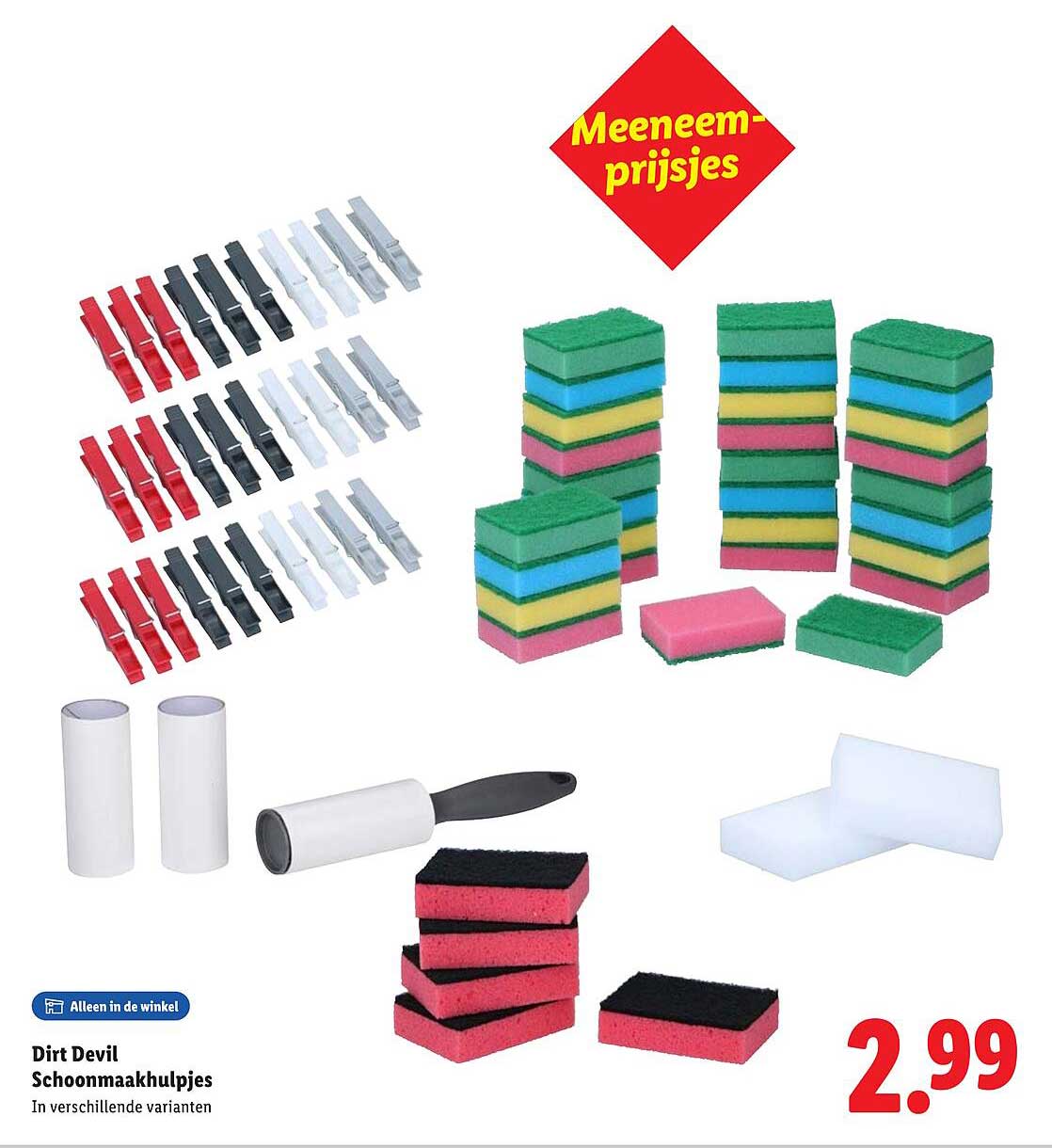 Dirt Devil Schoonmaakhulpmiddelen In Verschillende Varianten Aanbieding ...