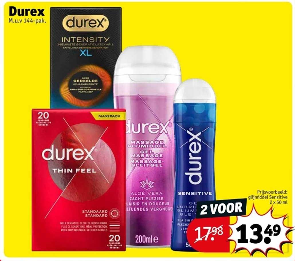 Durex Intensity Xl, Durex Thin Feel, Durex Massageglijmiddel, Durex ...