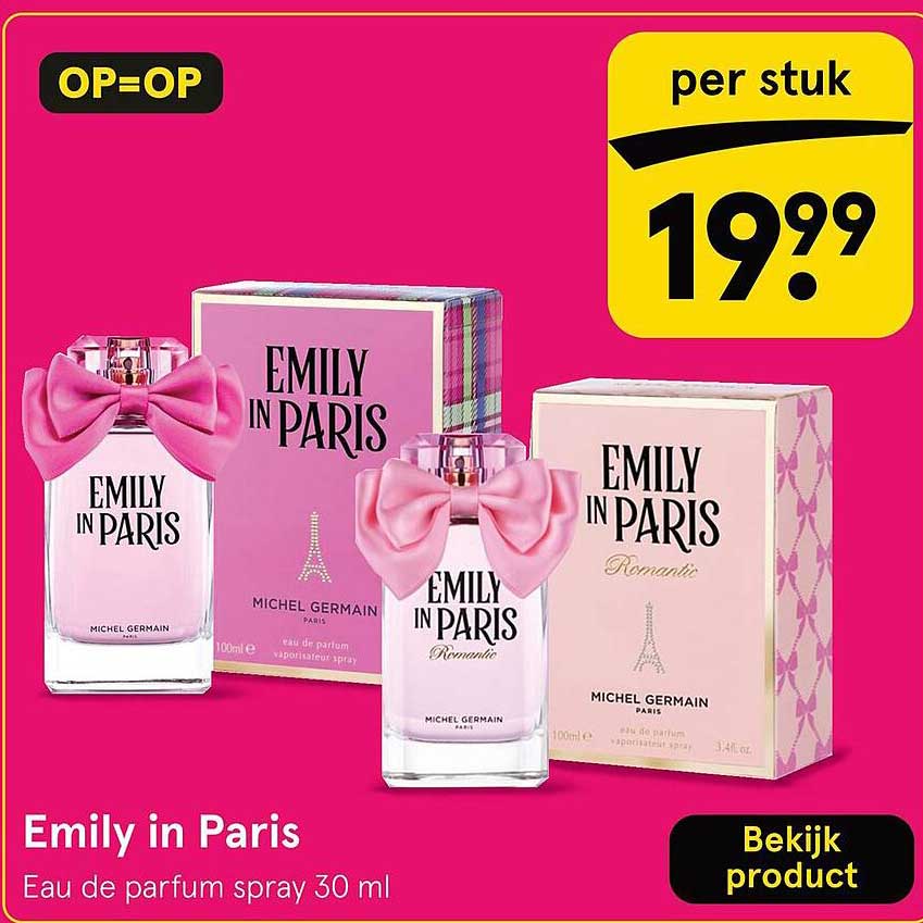 Emily In Paris Aanbieding bij Etos - FolderFeest.nl