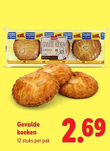 Gevulde Koeken Aanbieding bij Lidl - FolderFeest.nl