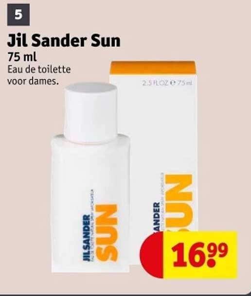 Jil Sander Sun 75 Ml Eau De Toilette Voor Dames. Aanbieding bij ...