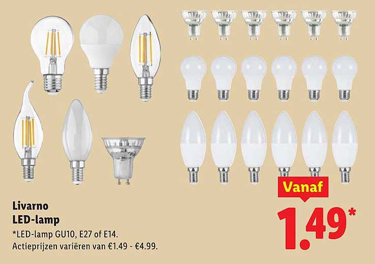 Livarno Led-Lamp Aanbieding bij Lidl - FolderFeest.nl