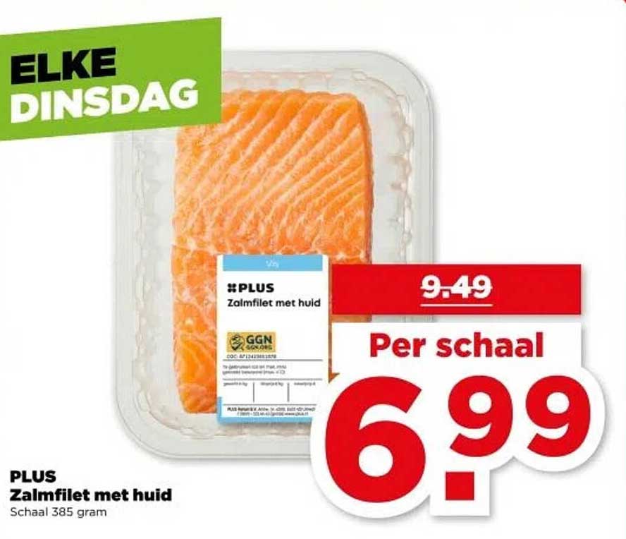 Zalmfilet Met Huid Aanbieding bij Boni - FolderFeest.nl