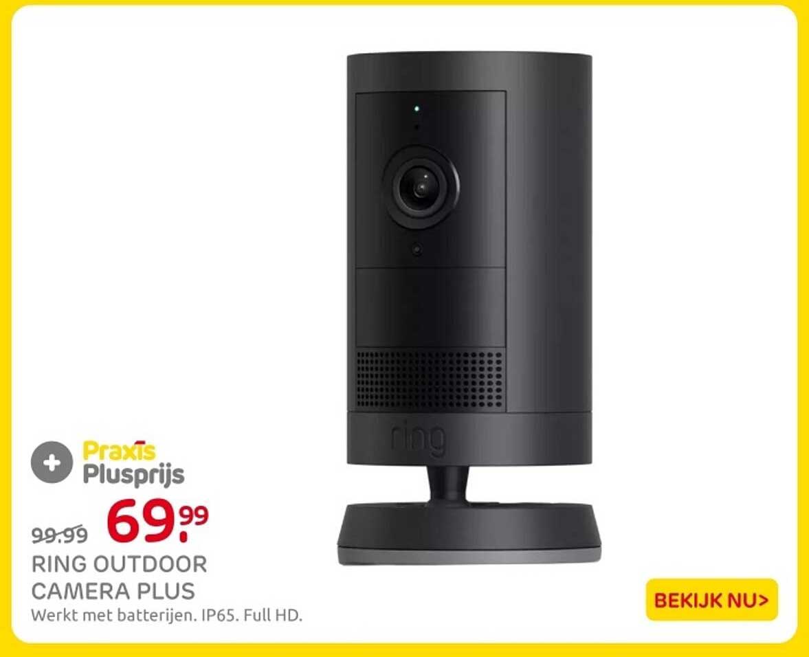 Ring Outdoor Camera Plus Aanbieding bij Praxis - FolderFeest.nl