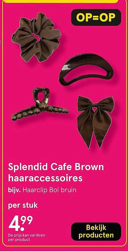 Splendid Cafe Brown Aanbieding bij Etos - FolderFeest.nl