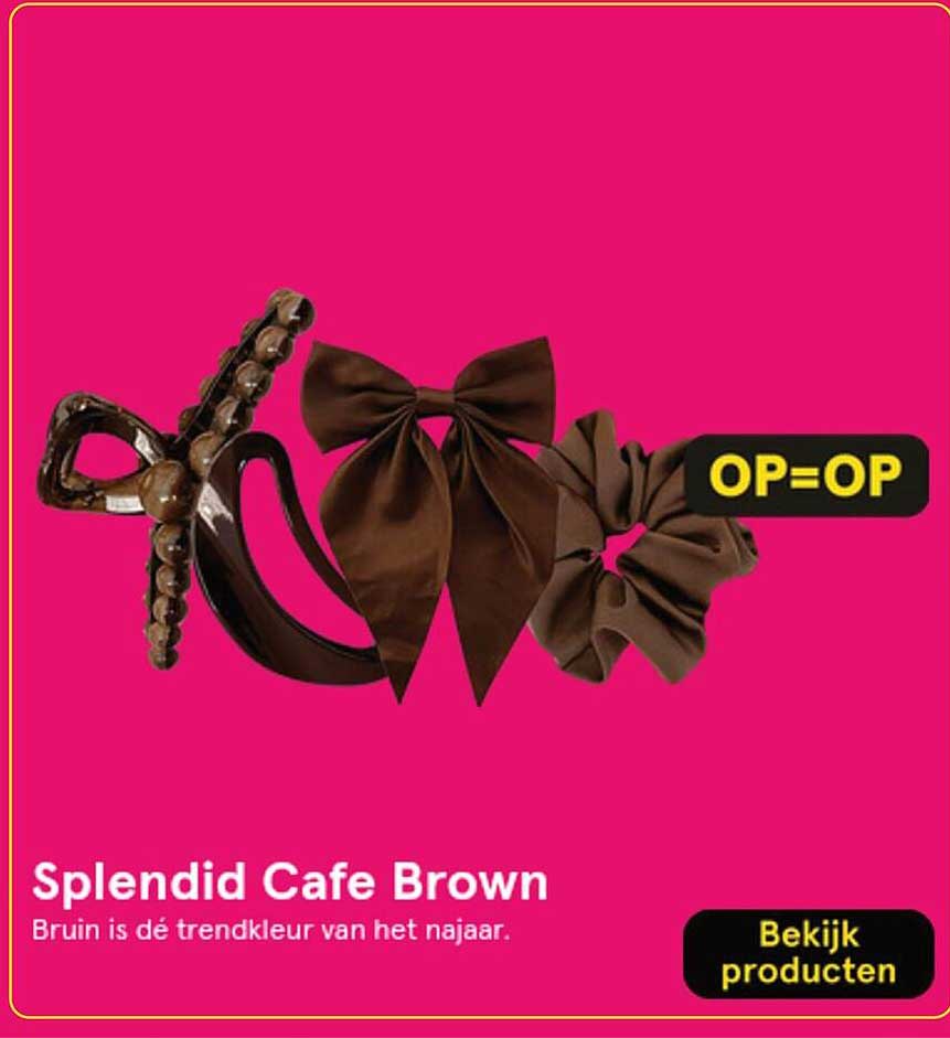 Splendid Cafe Brown Aanbieding bij Etos - FolderFeest.nl