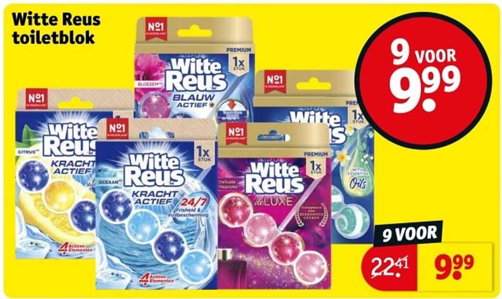 Witte Reus Toiletblok Aanbieding bij Kruidvat - FolderFeest.nl