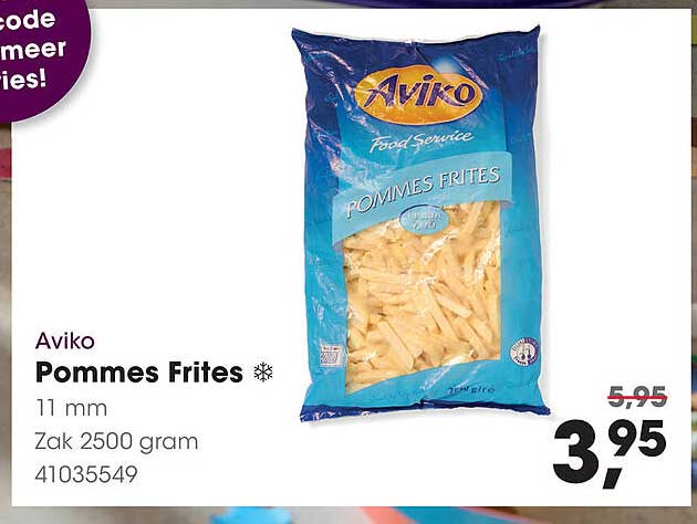 Aviko Pommes Frites Aanbieding bij HANOS - FolderFeest.nl