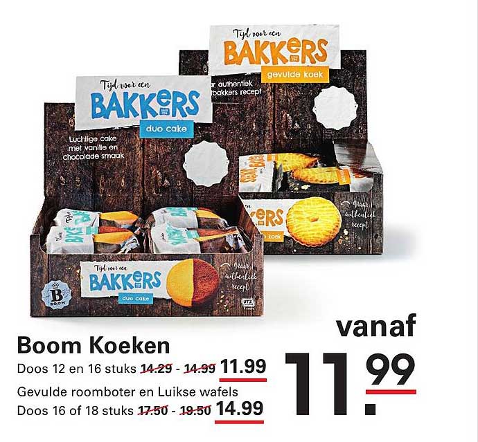 Boom Koeken Aanbieding bij Sligro - FolderFeest.nl