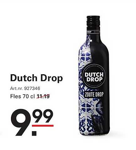 Dutch Drop Aanbieding bij Sligro - FolderFeest.nl