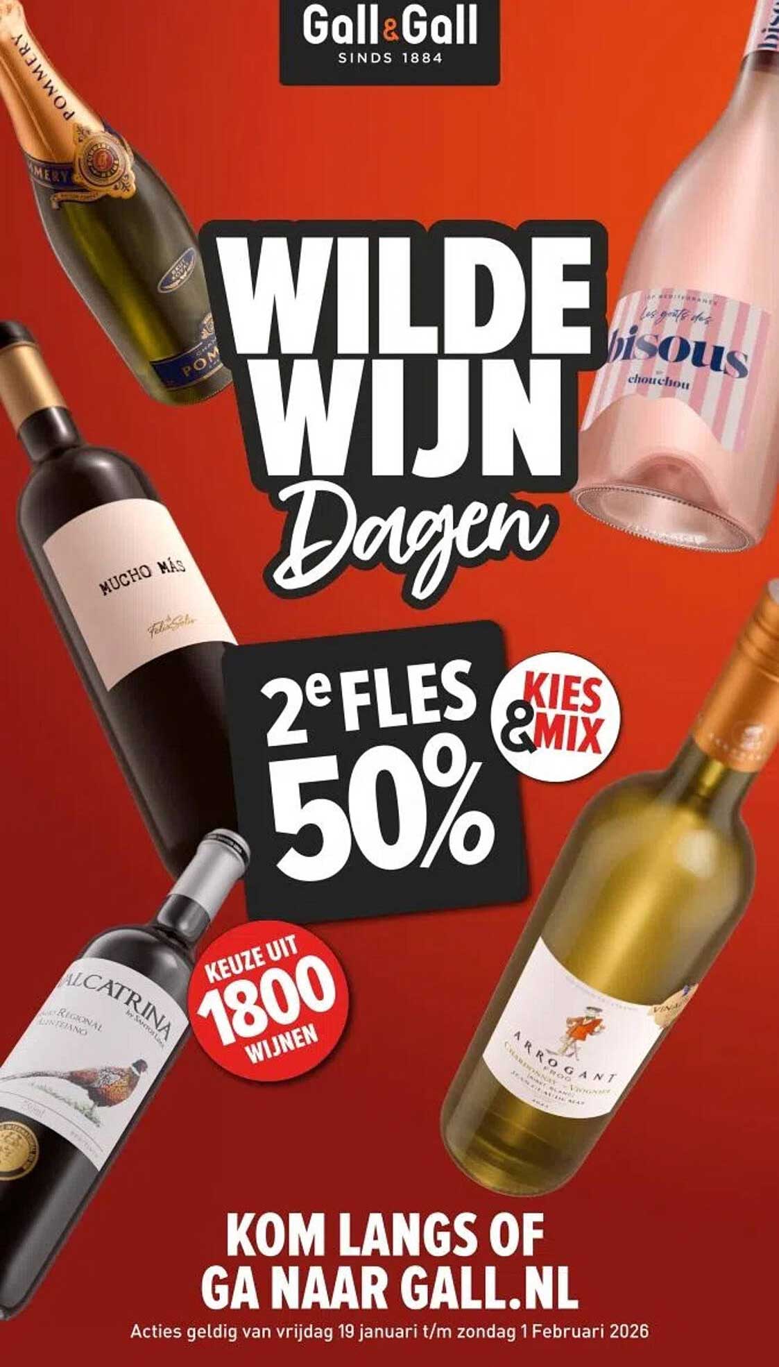 Wilde Wijn Dagen Aanbieding bij Gall & Gall - FolderFeest.nl
