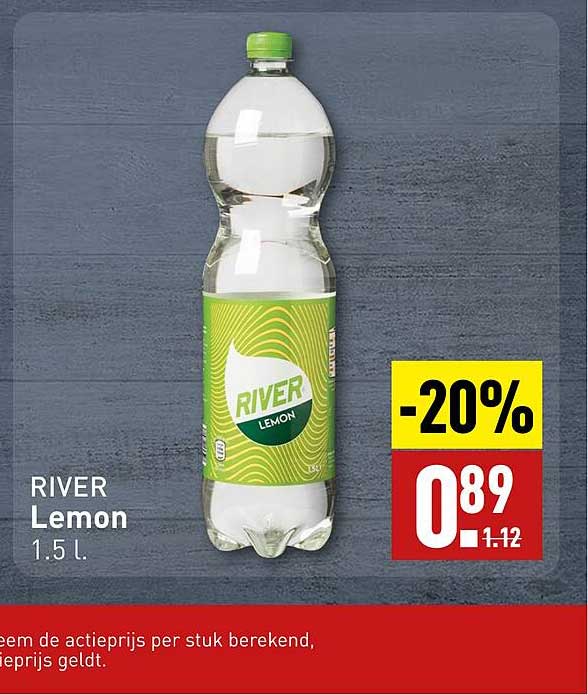 River Lemon 1.5 L -20% aanbieding bij ALDI