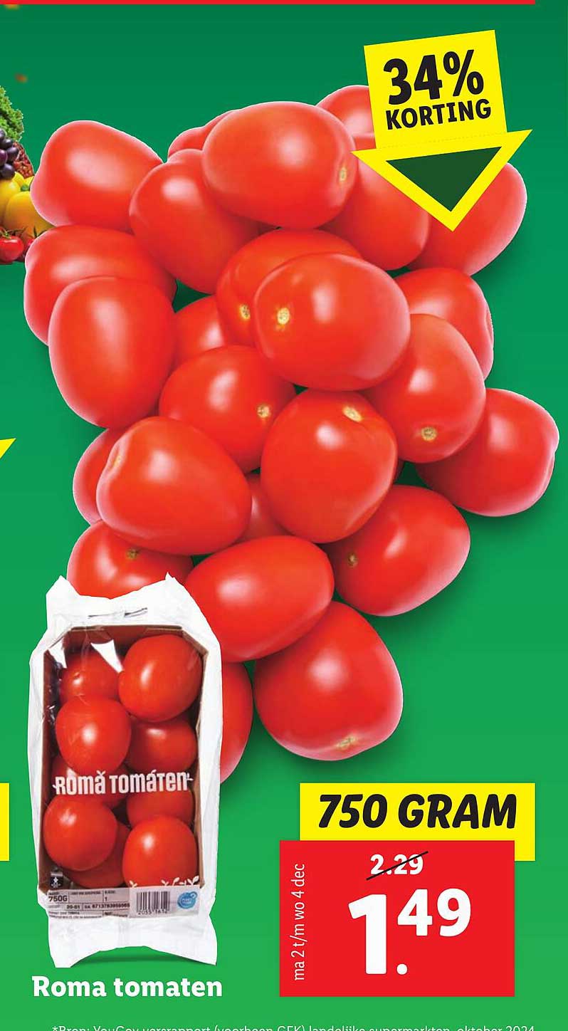 Roma Tomaten aanbieding bij Lidl