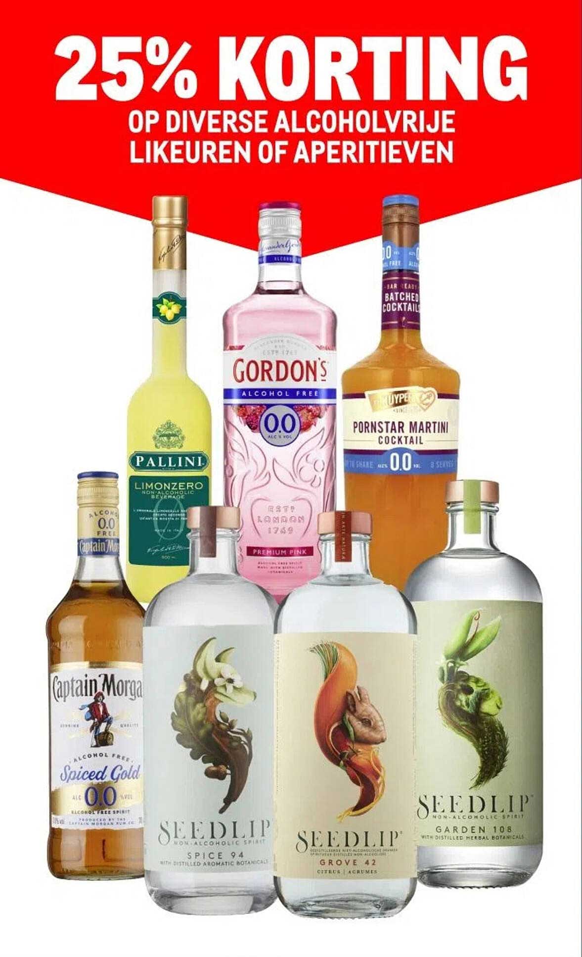 25% Korting Op Diverse Alcoholvrije Likeuren Of Aperitieven Aanbieding ...