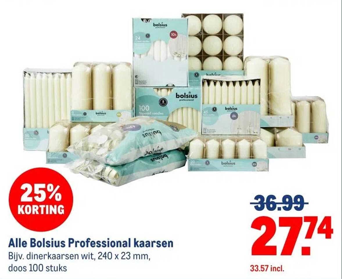Alle Kaarsen Aanbieding bij Leen Bakker - FolderFeest.nl