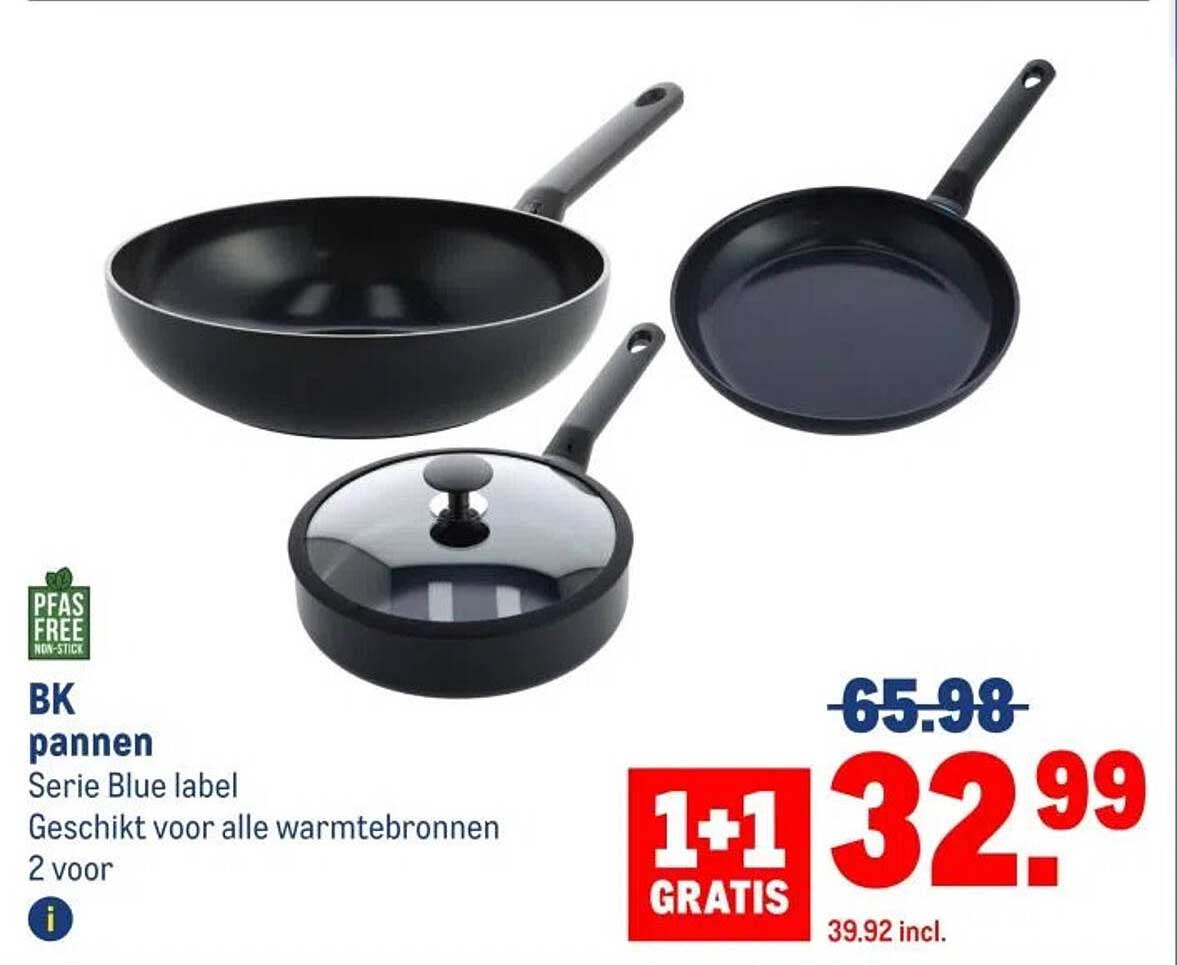 Bk Pannen Serie Blue Label 2 Voor Aanbieding bij Makro - FolderFeest.nl