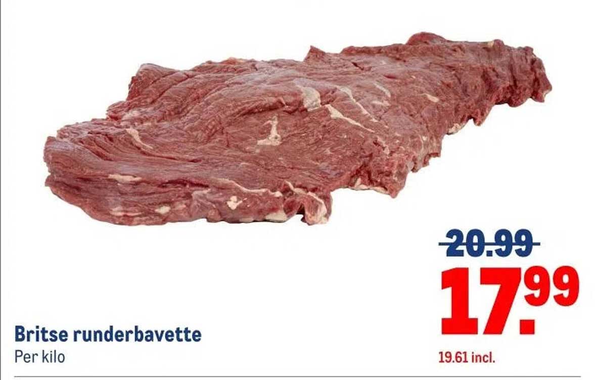 Britse Runderbavette Aanbieding bij Makro - FolderFeest.nl