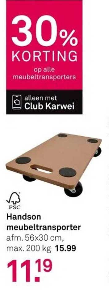 Handson Meubeltransporter Aanbieding bij Karwei - FolderFeest.nl