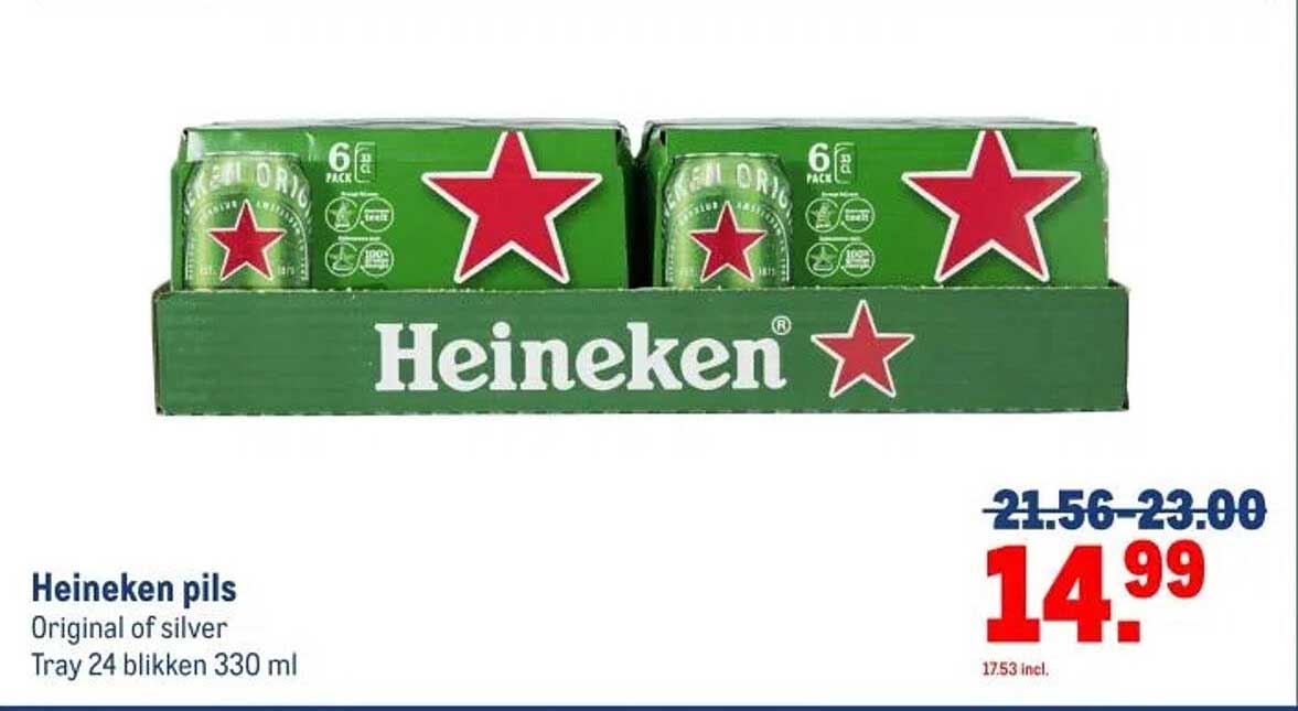 Heineken Pils Aanbieding bij Makro - FolderFeest.nl