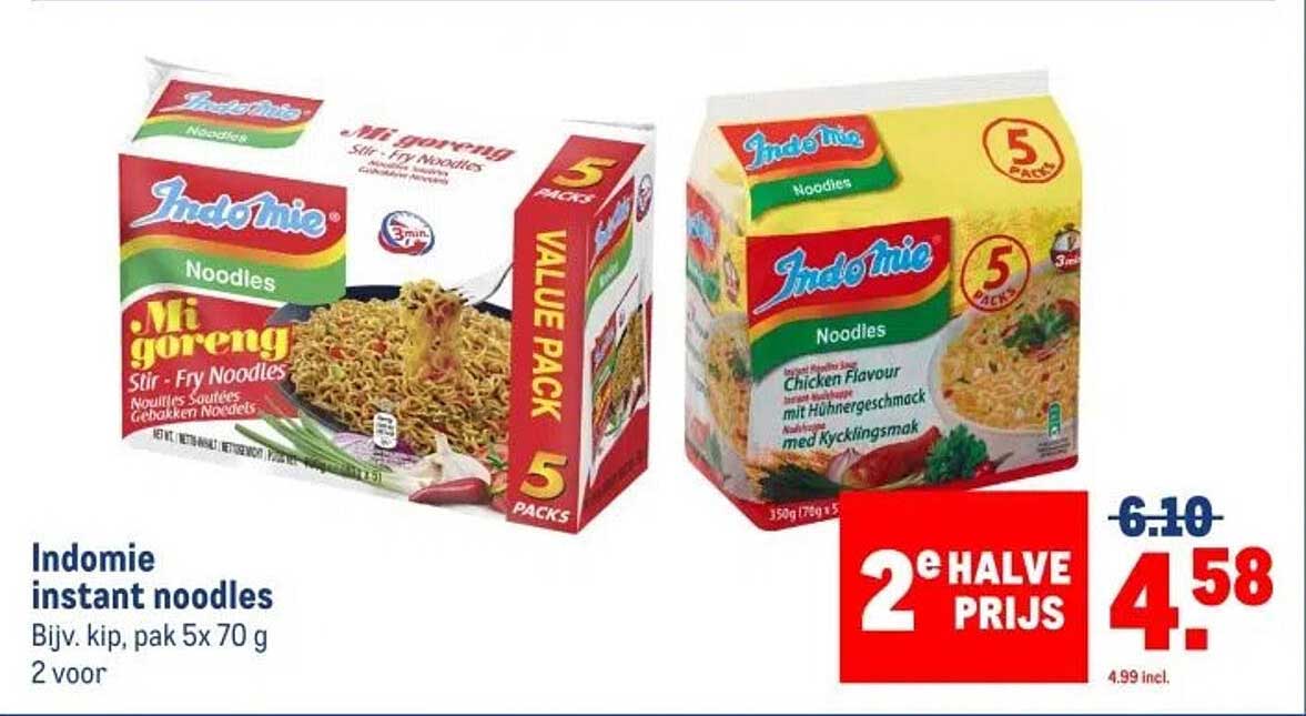 Indomie Instant Noodles Aanbieding bij Makro - FolderFeest.nl