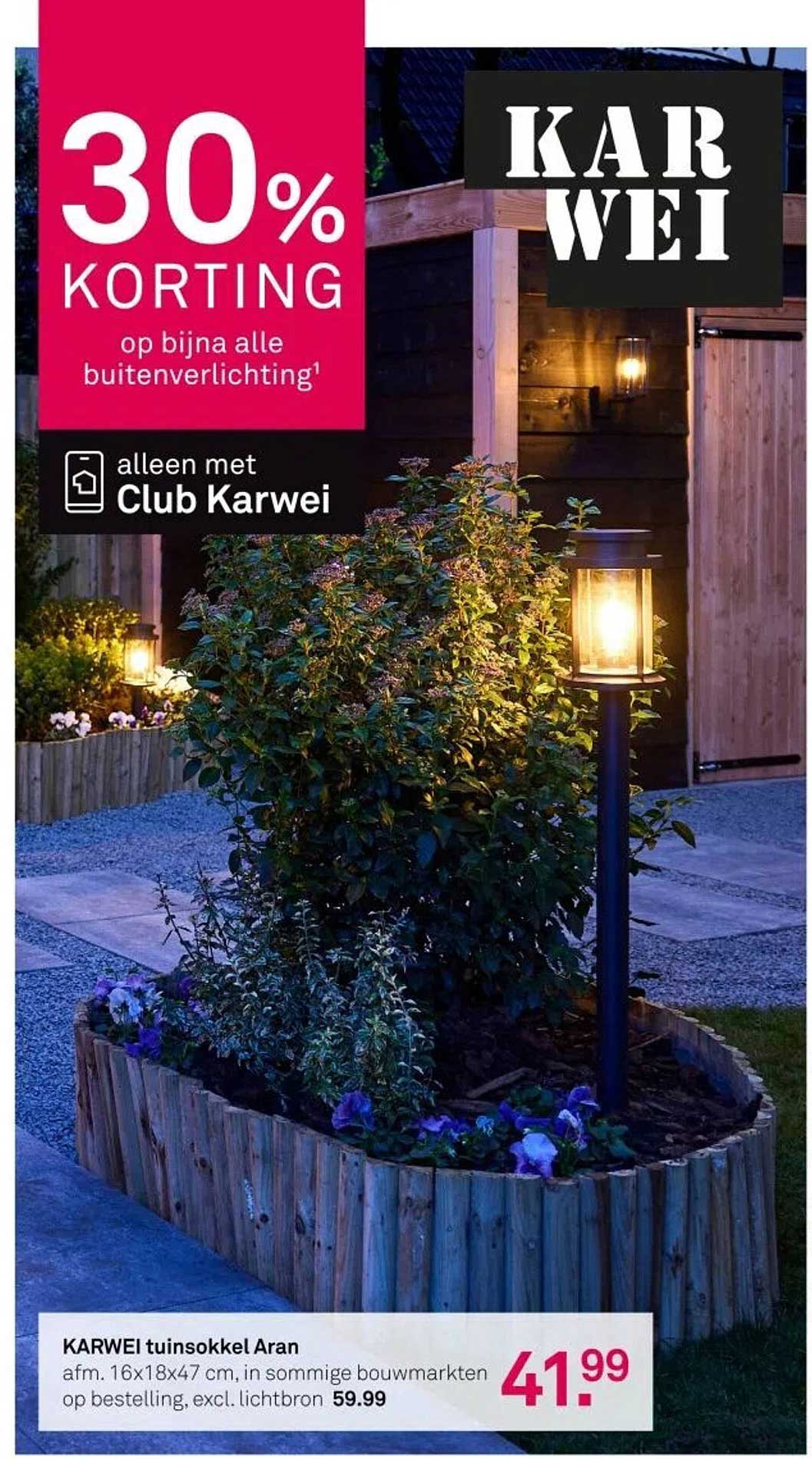Karwei Tuinsokkel Aran Aanbieding bij Karwei - FolderFeest.nl