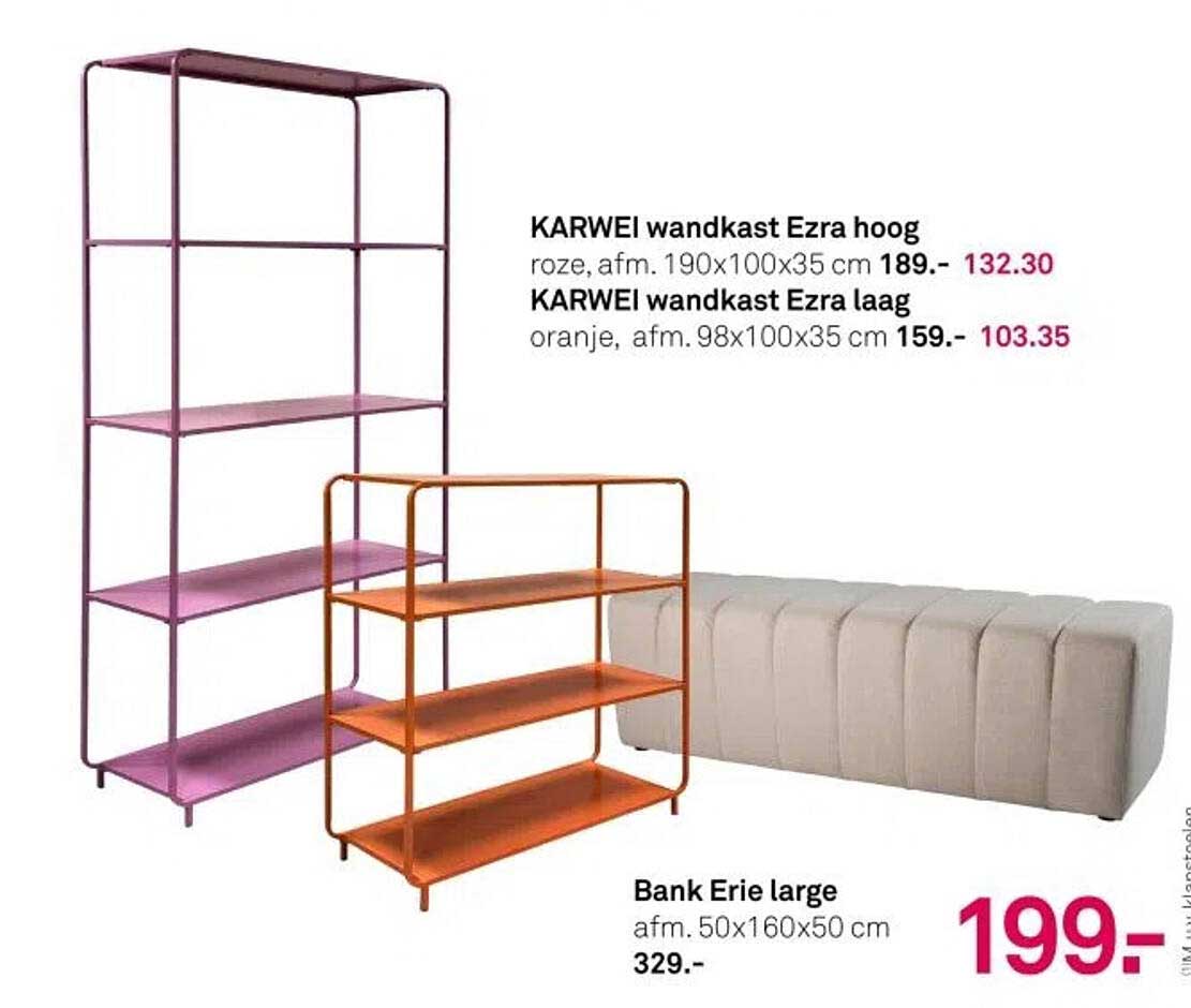 Karwei Wandkast Ezra Hoog En Laag Aanbieding bij Karwei - FolderFeest.nl
