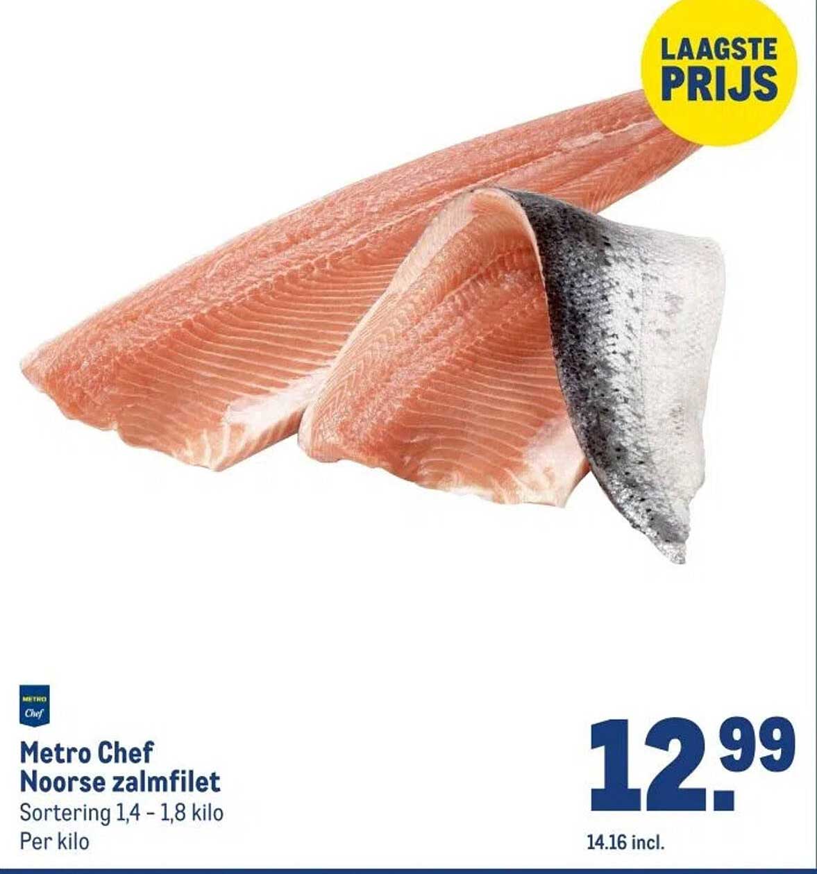 Metro Chef Noorse Zalmfilet Aanbieding bij Makro - FolderFeest.nl