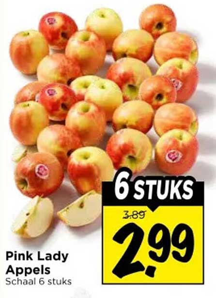 Pink Lady Appels Aanbieding bij Vomar - FolderFeest.nl