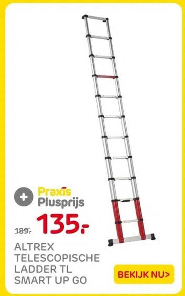 Altrex Telescopische Ladder Tl Smart Up Go aanbieding bij Praxis